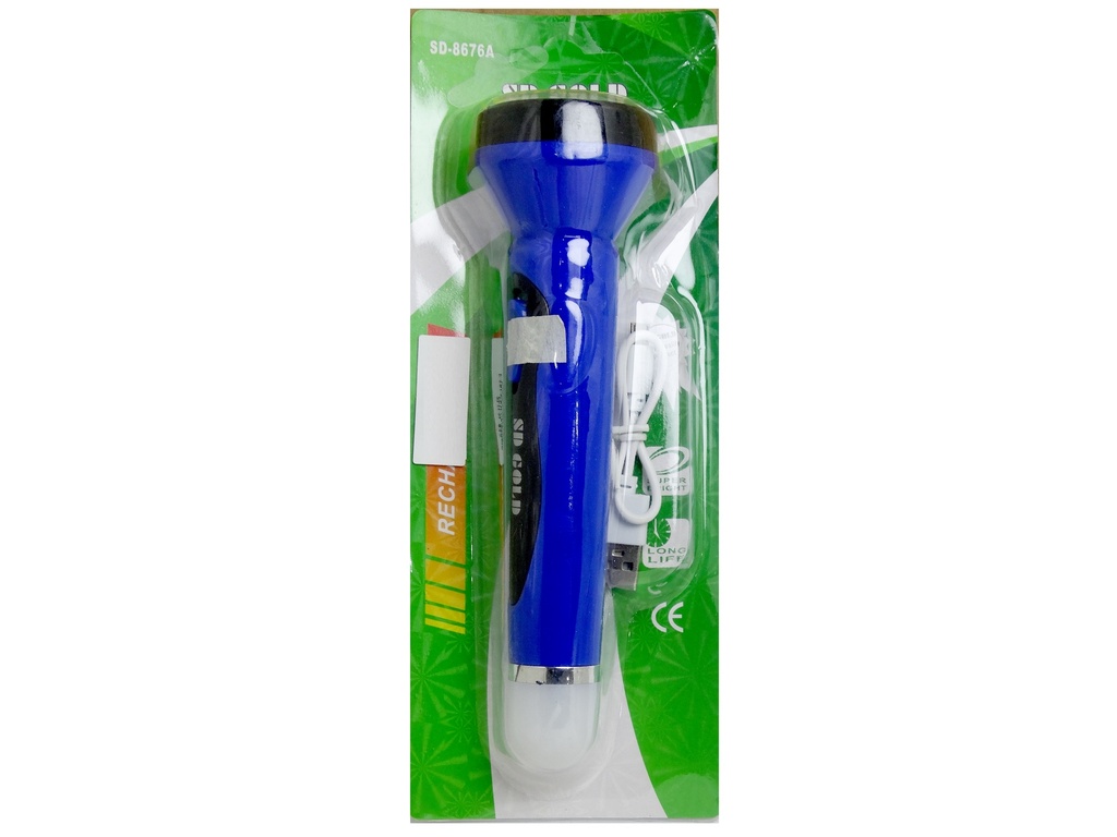 [EMG LiGHT-23] Emergency Torch light SD-8676A | Hamza Traders